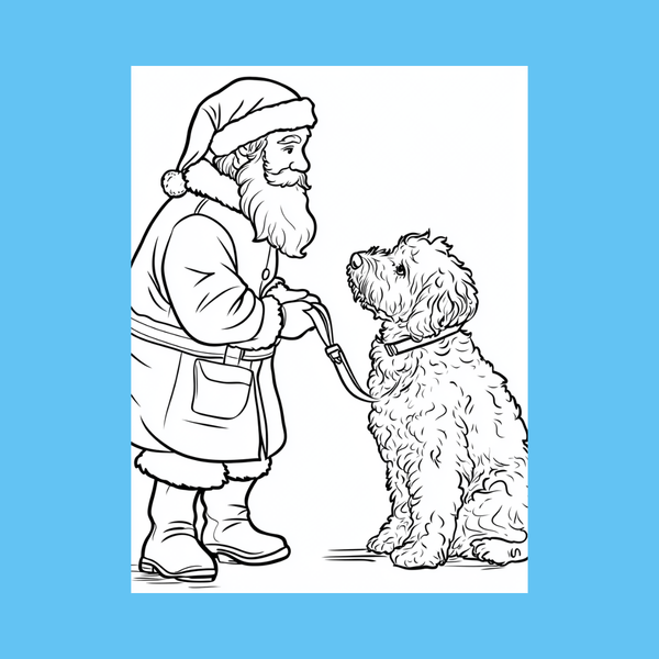 PRINTABLE Christmas Doodles Coloring Book